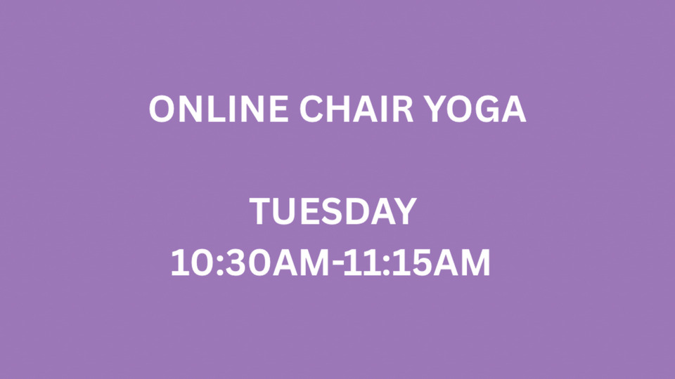 📲VIRTUAL CHAIR YOGA💻 by Inspired By Yoga