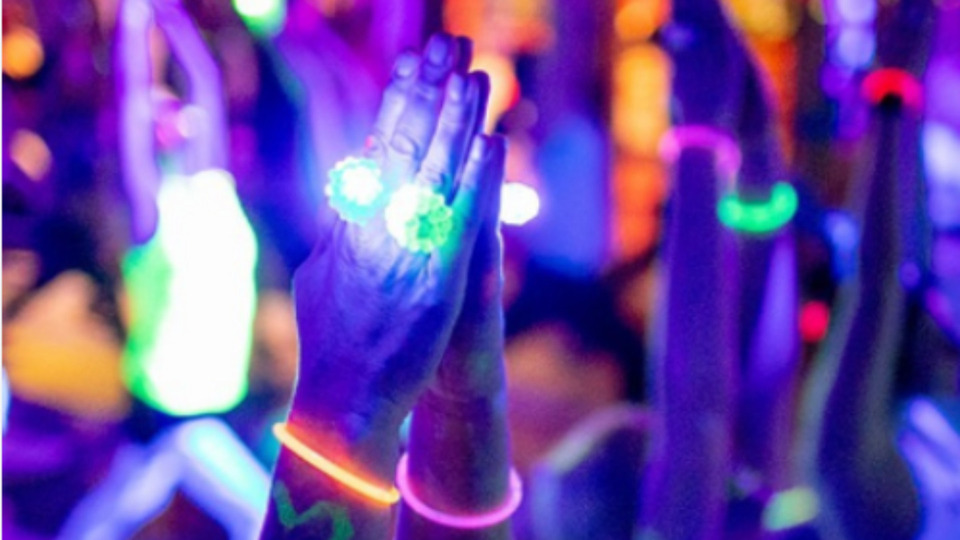 Solstice Glow: A Trauma-Sensitive Black Light Flow