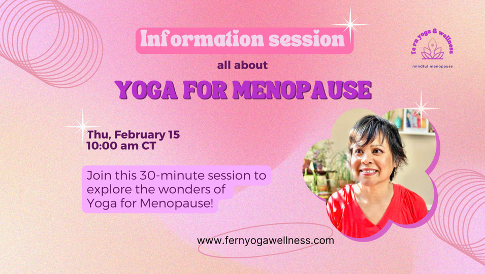 Info Session - All about yoga for menopause