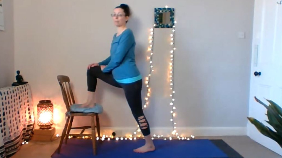 Chair supported leg movements (5 mins)