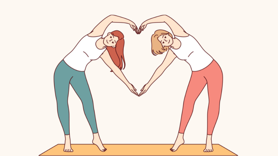 Heart to Heart Partner Yoga
