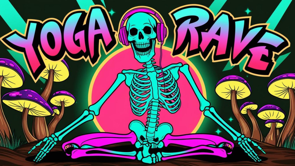 YOGA RAVE: Glow and Flow with a LIVE Dj