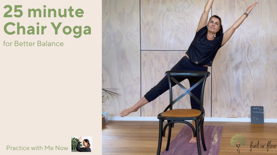 25 Minute Chair Yoga | Gentle Chair Yoga for Beginners and Seniors – BLGQMG