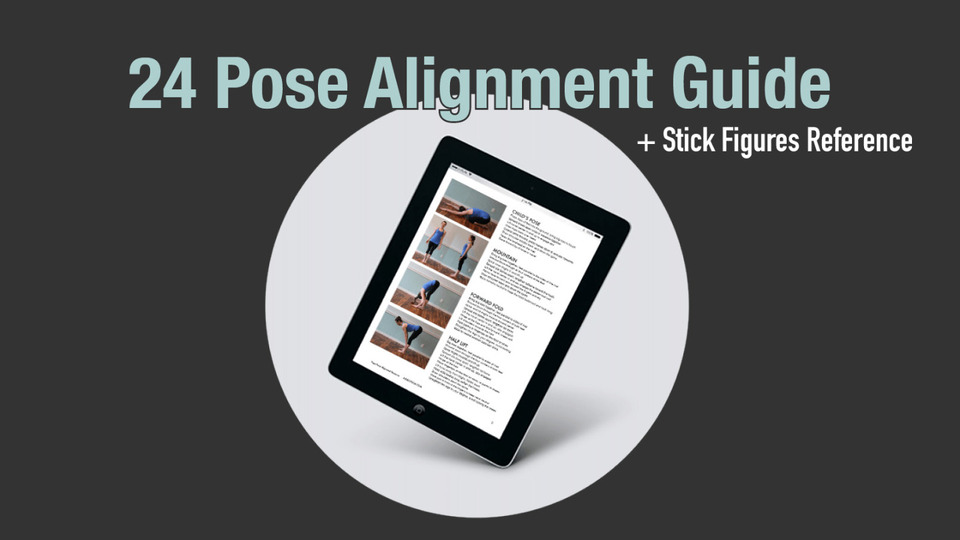 Free 24 Pose Alignment Guide + Stick Figure Reference