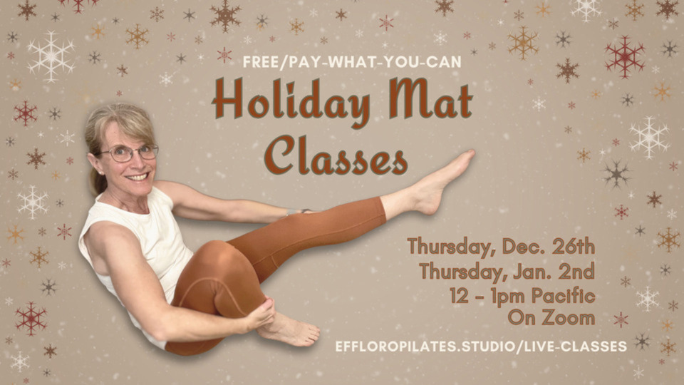Holiday Mat Classes on Zoom