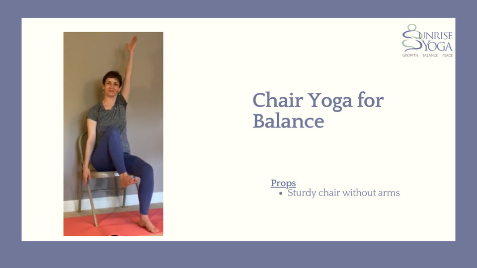 Chair yoga for balance - 29 minutes