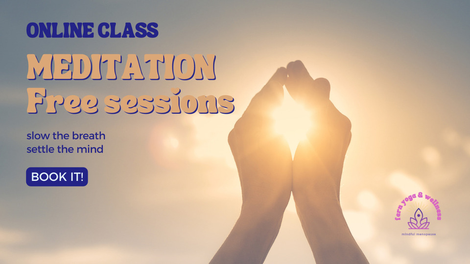 Meditation - slow the breath, settle the mind