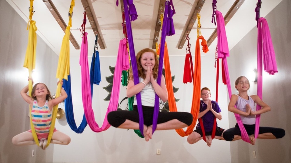 Kid’s Aerial Yoga Camp by BLUE ARROW YOGA