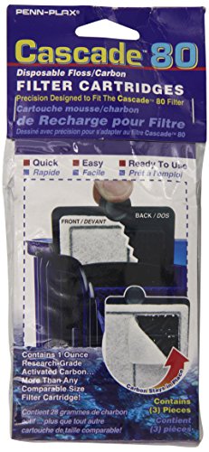 Penn Plax Filter Cartridge for Cascade 80 - 3 pk - Filters - Aquarium ...