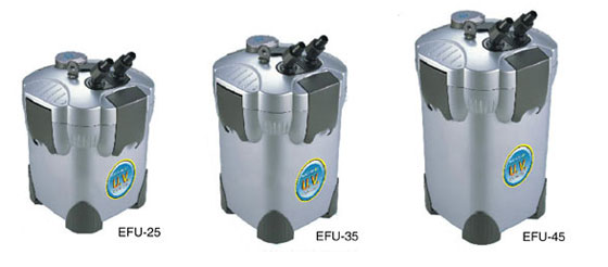 JBJ Reaction 4-Stage Canister Filter with UV - EFU45 - Filters ...